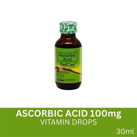Pedcee Ascorbic Acid Drops 30ml Watsons Philippines