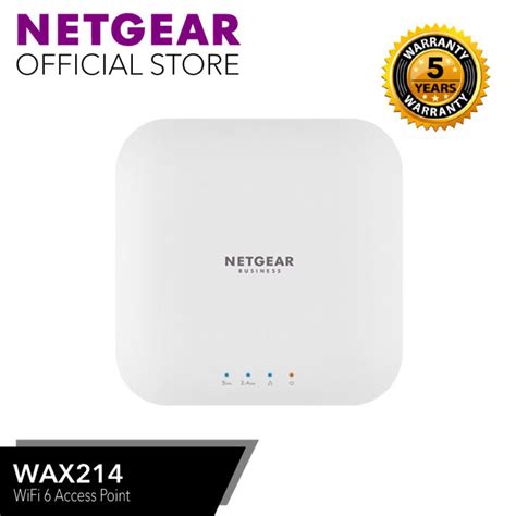 NETGEAR WAX Wireless Access Point WiFi Dual Band AX Speed Lazada Singapore