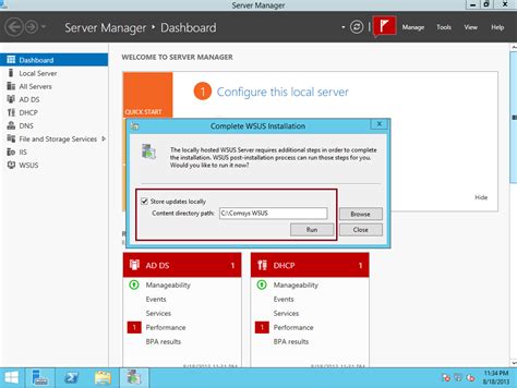 Installing And Configuring Wsus In Server 2012 R2 Online Networks Solution