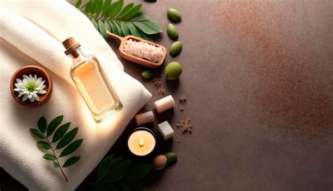 Premium Ai Image Serene Relaxation Haven Empty Background With A