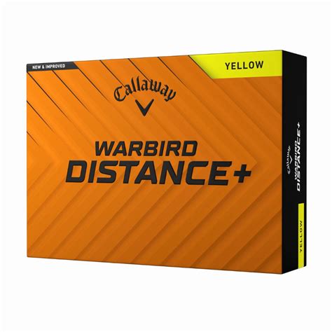 Callaway Warbird Distance Golf Balls 2025 Yellow Major Golf Direct