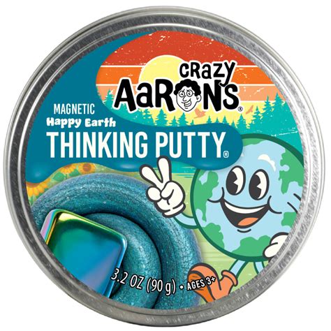 Crazy Aarons Putty Happy Earth With Magnet Totally Toys Shop Toys
