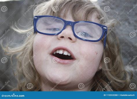 Blonde With Nerdy Glasses