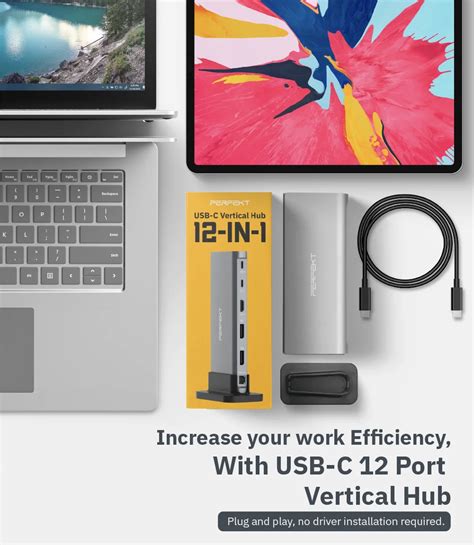Port Usb C Docking Station With Detachable Stand Buy Usb C To Dual Hdmi Adapter In