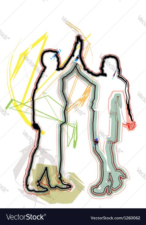 Businesspeople Royalty Free Vector Image Vectorstock