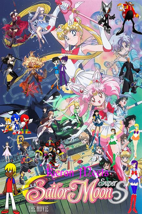Kieran Meets Sailor Moon Super S The Movie Poster By Kieransonicfan On