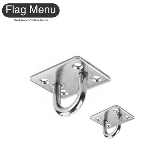 Stailess Steel Ceiling Hook Double Store Hanging Flag Menu