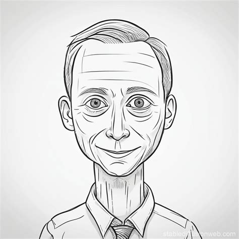 Minimalist Stick Figure Cartoon Stable Diffusion Online