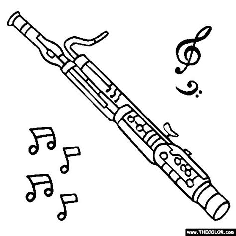 Wind Instruments Coloring Pages