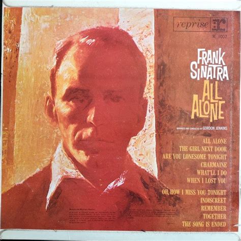 Vinil Do Mês Frank Sinatra All Alone Reprise 1962 Clube Do Audio