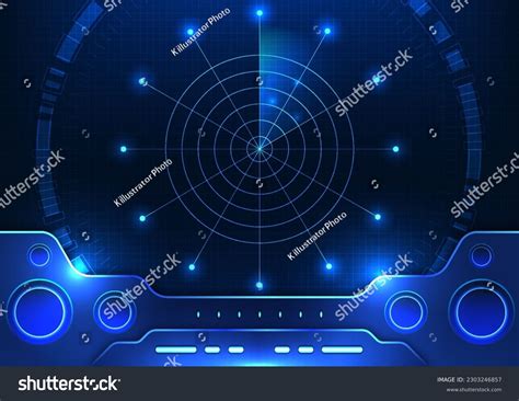 Foreign Matter Detection Radar Technology Control Stock Vector Royalty Free 2303246857