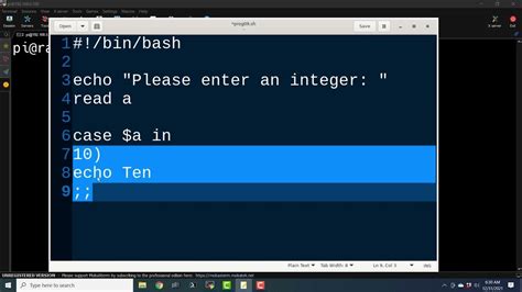 Ep025 Linux Unix Bash Scripting Switch Case Youtube