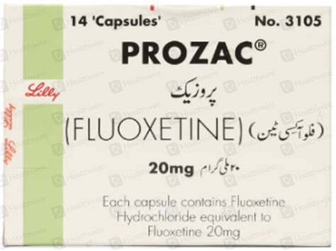Prozac 20mg 14 Capsules Price In Pakistan Uses Dosage Side Effects