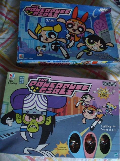 2 Powerpuff Girls Game And Mojo Jojo Attacks Townsville Board Games