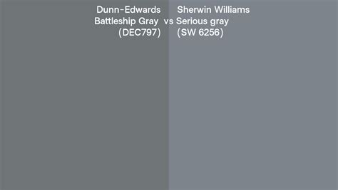 Dunn Edwards Battleship Gray Dec797 Vs Sherwin Williams Serious Gray