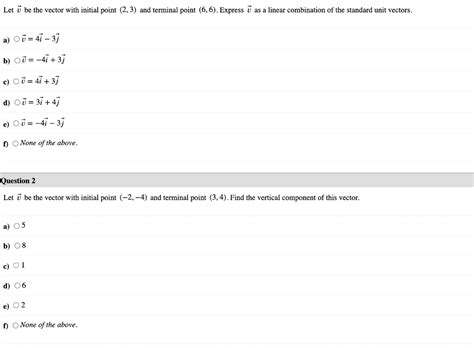 Solved Let ū be the vector with initial point and Chegg