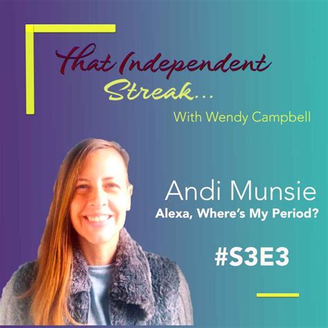 Andi Munsie On Linkedin S3e3 Andi Munsie Alexa Wheres My Period 28 Day Challenge That…