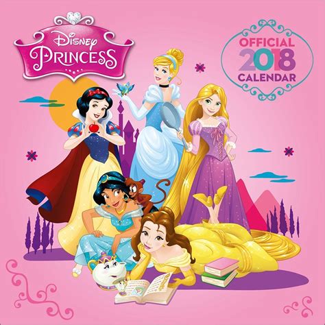 Disney Princess Official 2018 Calendar Square Wall Format Calendar