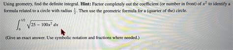 College Level Integral Calculus Im Struggling Factoring Out The 100 College Level Integral Calculus Im Struggling Factoring Out The 100