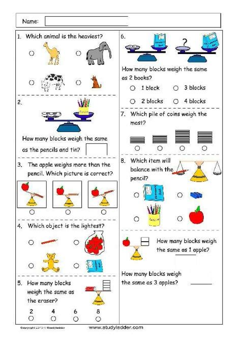Mass Problem Solving Math Tutorials Math Measurement Activities Measurement Worksheets
