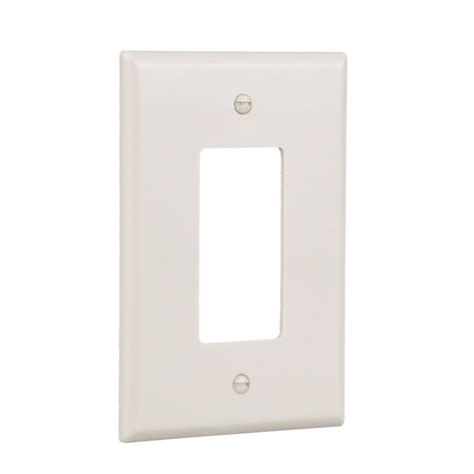 Eaton 1 Gang Jumbo Size Light Almond Thermoplastic Indoor Decorator