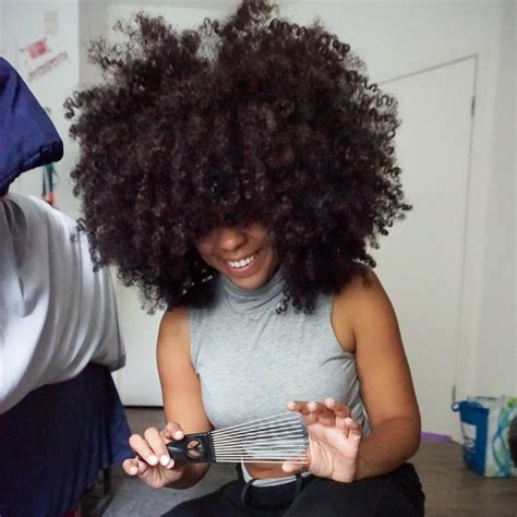 Afro Pic With My Afro Pick ️ I Dont Know What I Was Doing Before All