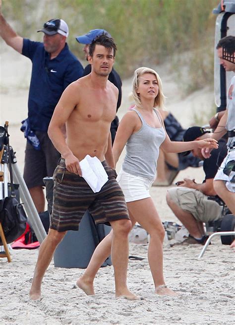 Julianne Hough On The Beach On The Safe Haven Set Hawtcelebs