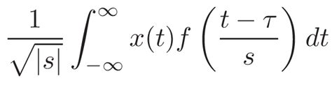 Continuous Wavelet Transform