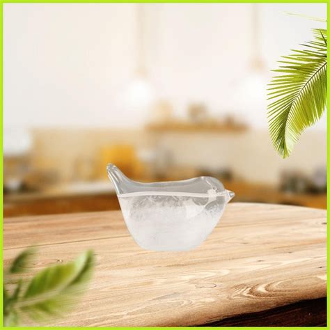 แก้วสภาพอากาศ Predicator Storm Glass Bird Shape กระจกสภาพอากาศสภาพอากาศ