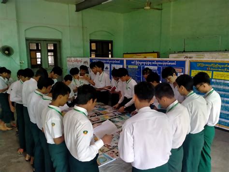 မင်္ဂလာတောင်ညွန့်မြို့နယ် အထက၄ကျောင်း၌ လူငယ်စကားဝိုင်းကျင်းပ