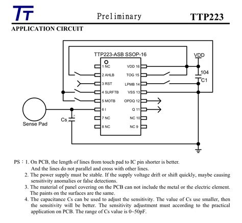 Ttp223 As A Switch Or Toggle General Guidance Arduino Forum