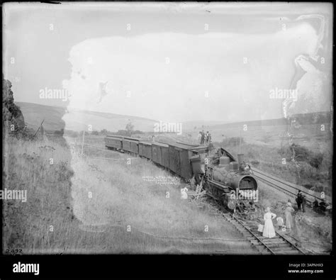 This Photograph Shows The Wreckage Of Engine No 345 And 366 From The