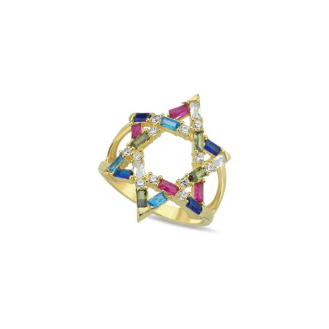 Large Nessa Magen David Ring Myriam Calhoun