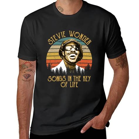 Stevie Wonder Songs In The Key Of Life T Shirt Quick Drying Short