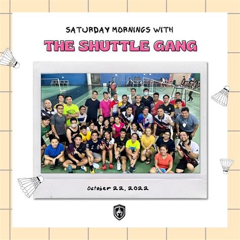 Shuttle Gang Badminton Group Quezon City