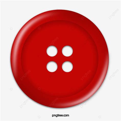 Red Button Clipart Vector