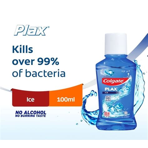 Colgate Plax Ice Mouthwash 100ml Shopee Malaysia