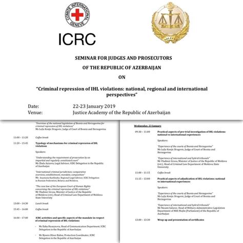Lejla Konjic Dragovic On Linkedin I Would Like To Thank Once More To The Icrc And The Justice