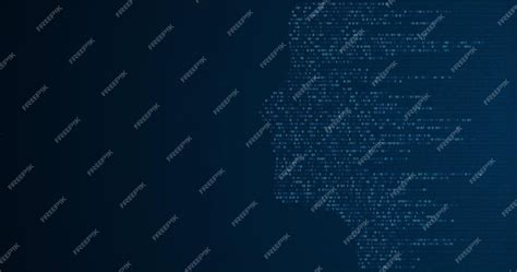 Premium Vector Binary Code Numbers Of The Computer Matrix Concept Of