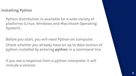 Python Programming Lesson 1 Installation And Environmental Set Uppptx