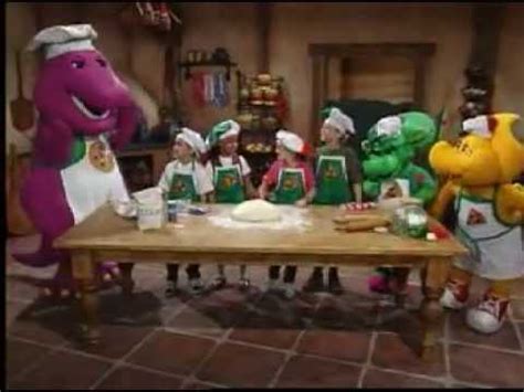 Barney Adventure Bus Make A Pizza Dough Song Youtube
