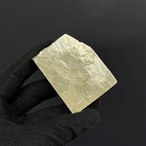 Rectangular Pyrite Specimen From Mina Ampliación A Victoria Navajún