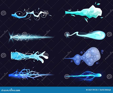 Space Guns Vfx Effect Explosion Laser Blasters Royalty Free Stock