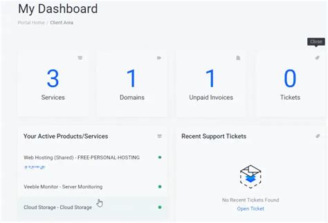 Dash Board1 1 Veeble Hosting