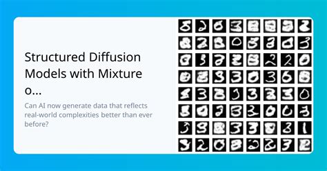 Structured Diffusion Models With Mixture Of Gaussians As Prior