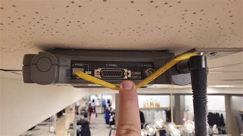 The Cable Is Connected To 10baset Port Its A Retail Store Check Below R Networkingmemes
