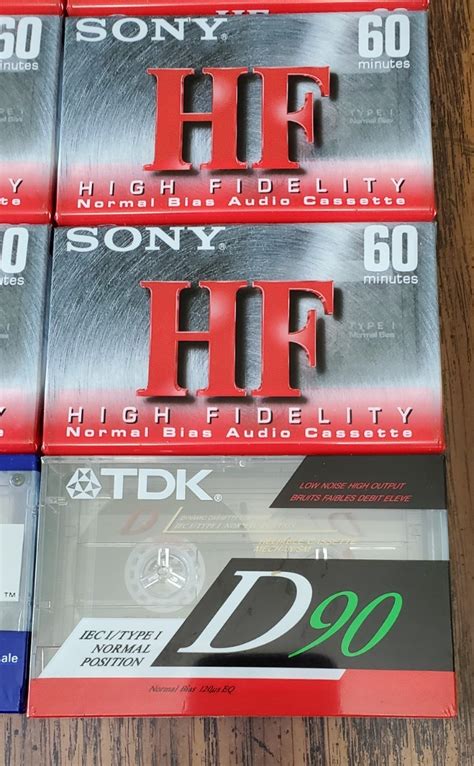 Sony Tdk Scotch Normal Bias Blank Cassettes ~lot Of 12 ~60 90 Min ~ New