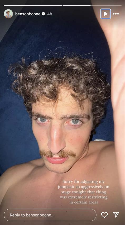 Benson Boone Is Apologizing For His Grammys Aggressive Crotch Adjustment After Grammys