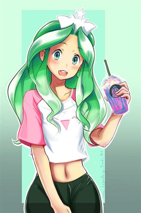 Anime Girls With Starbucks Animoe