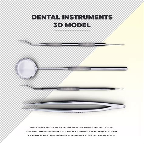 Premium Psd Dental Instruments